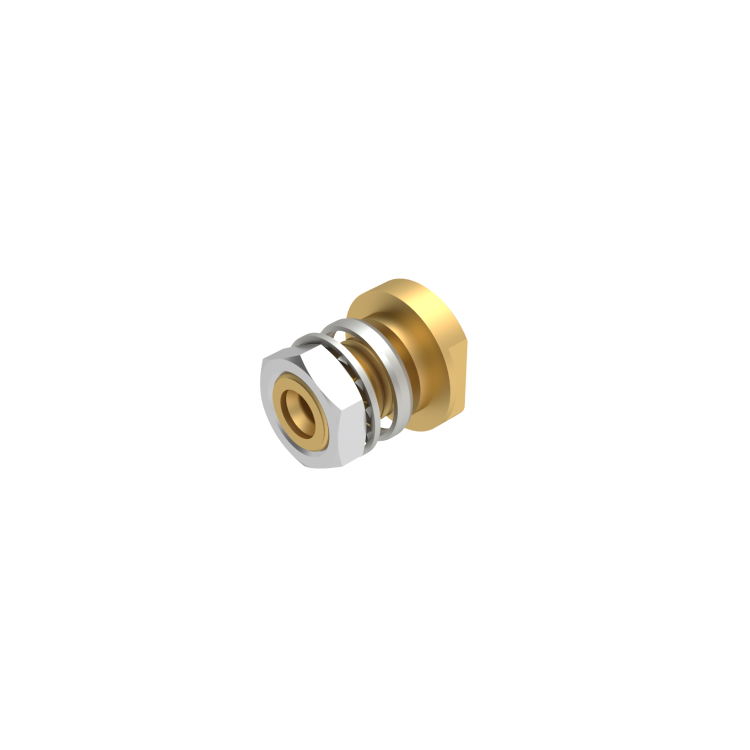 SMP MALE FULL DETENT - SMPM MALE FULL DETENT HERMETIC BULKHEAD ADAPTER